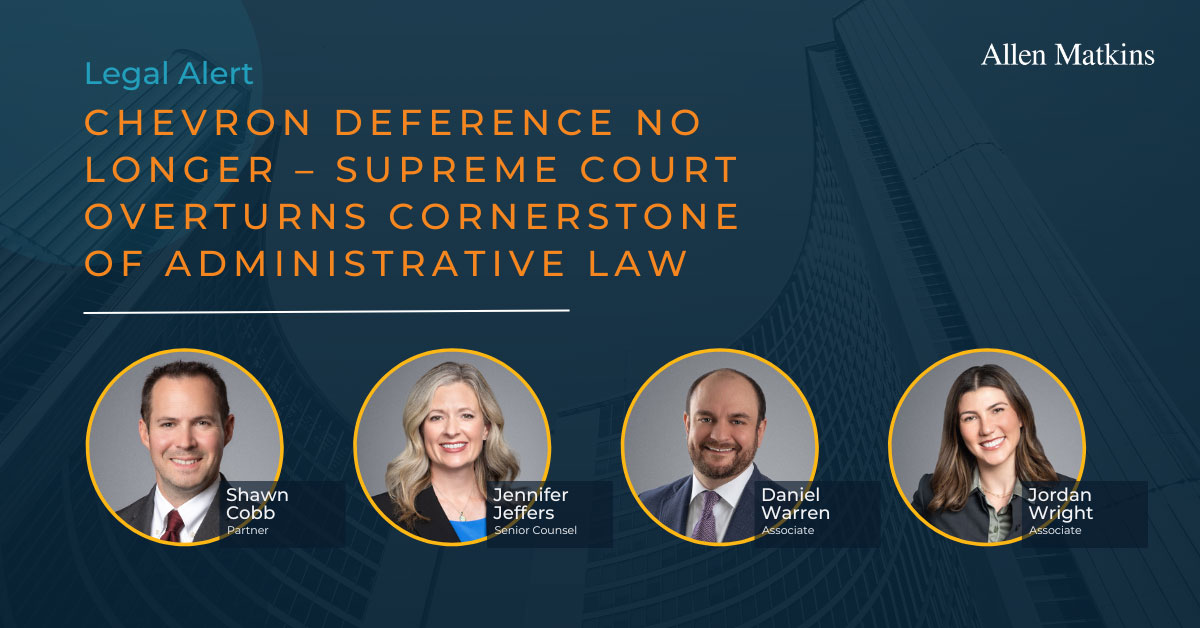 Chevron Deference No Longer – Supreme Court Overturns Cornerstone of Administrative Law | Legal ...