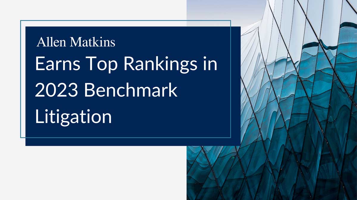 Benchmark Litigation Names 6 Allen Matkins Partners 2023 'Local ...